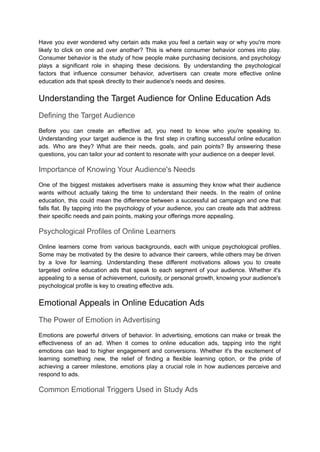Online Education Ads | E-learning Marketing | Display Ads | PDF