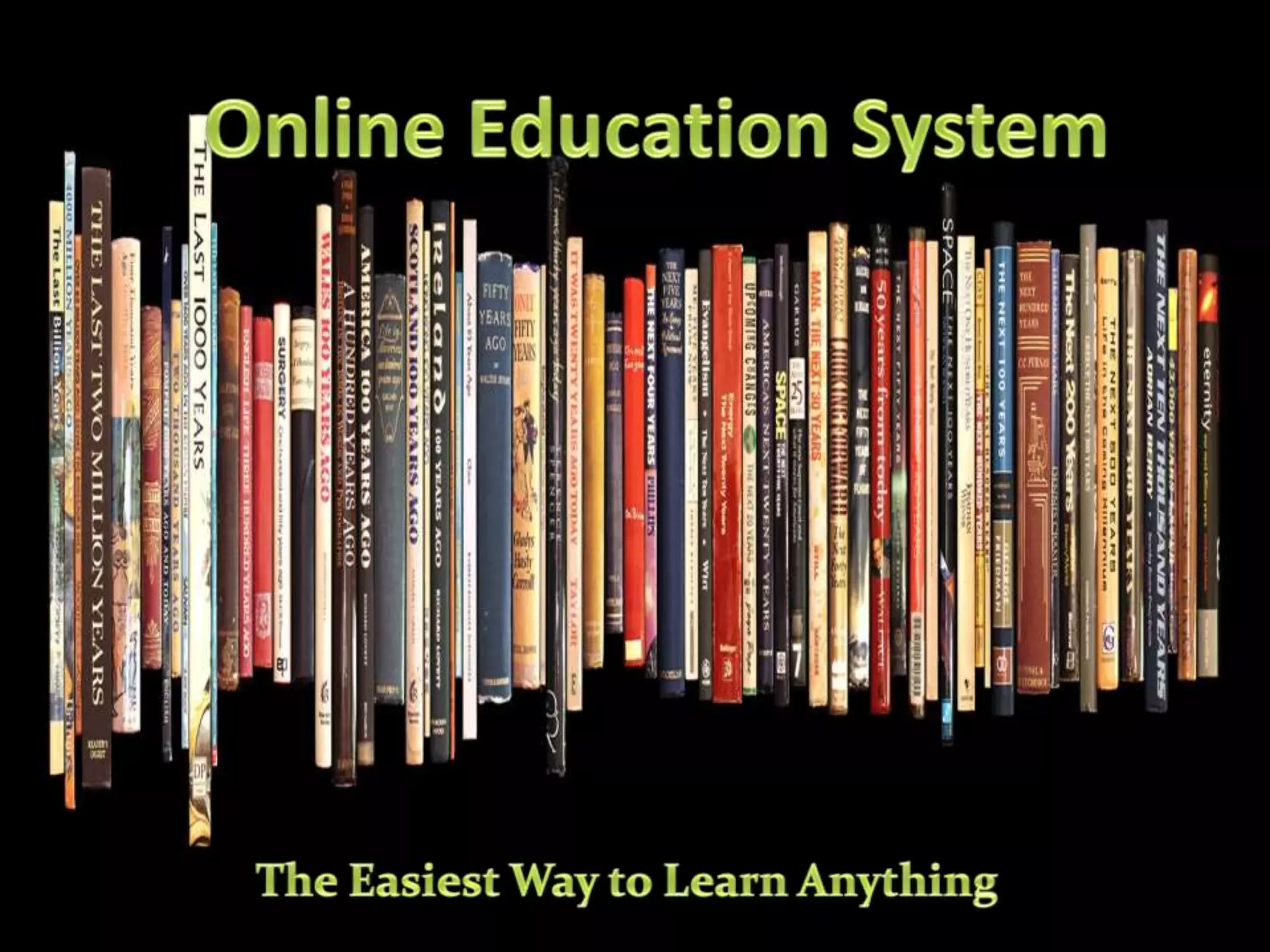 Online education system project presentation | PPTX