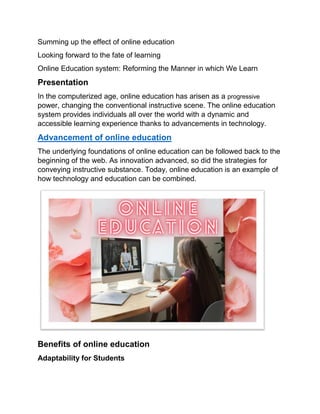 Online education system new.pdf......... | PDF