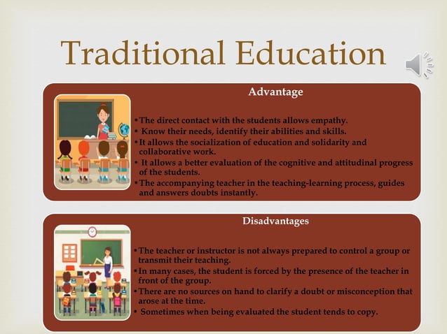 On line education_vs_traditional_education[1] | PPTX