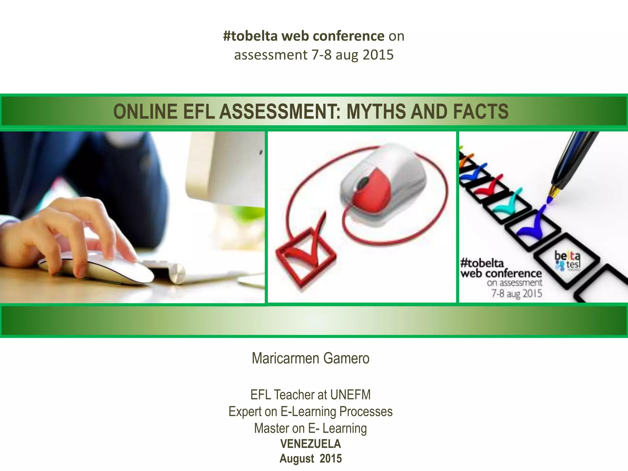 Online efl assessment | PPT