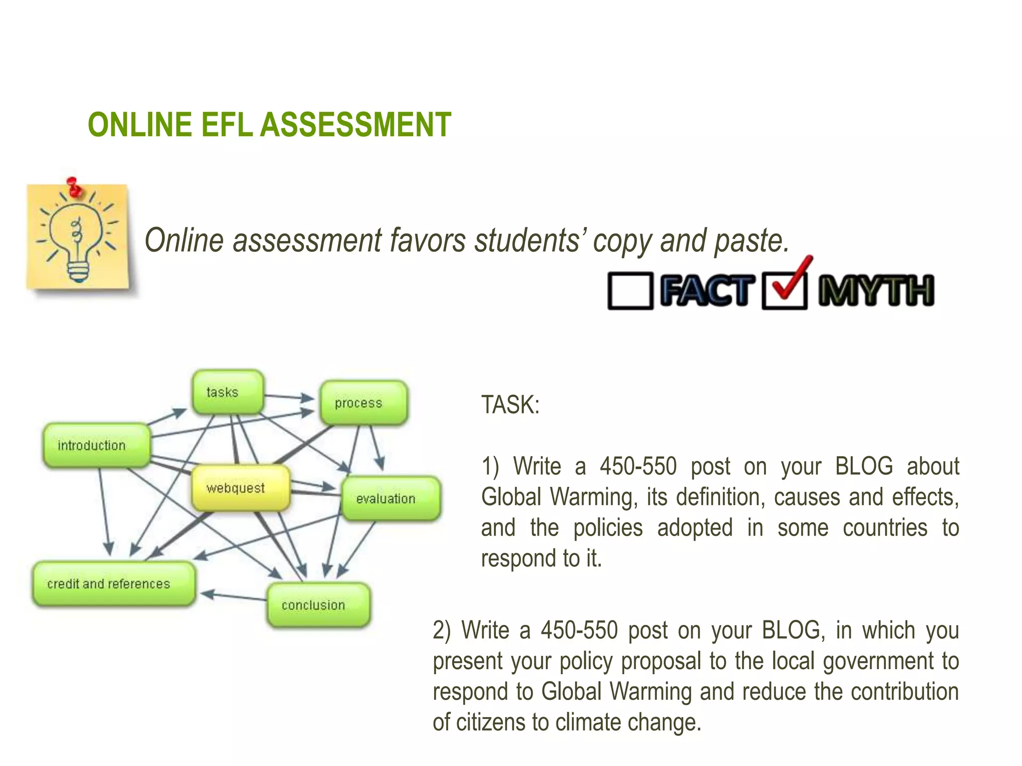 Online efl assessment | PPT