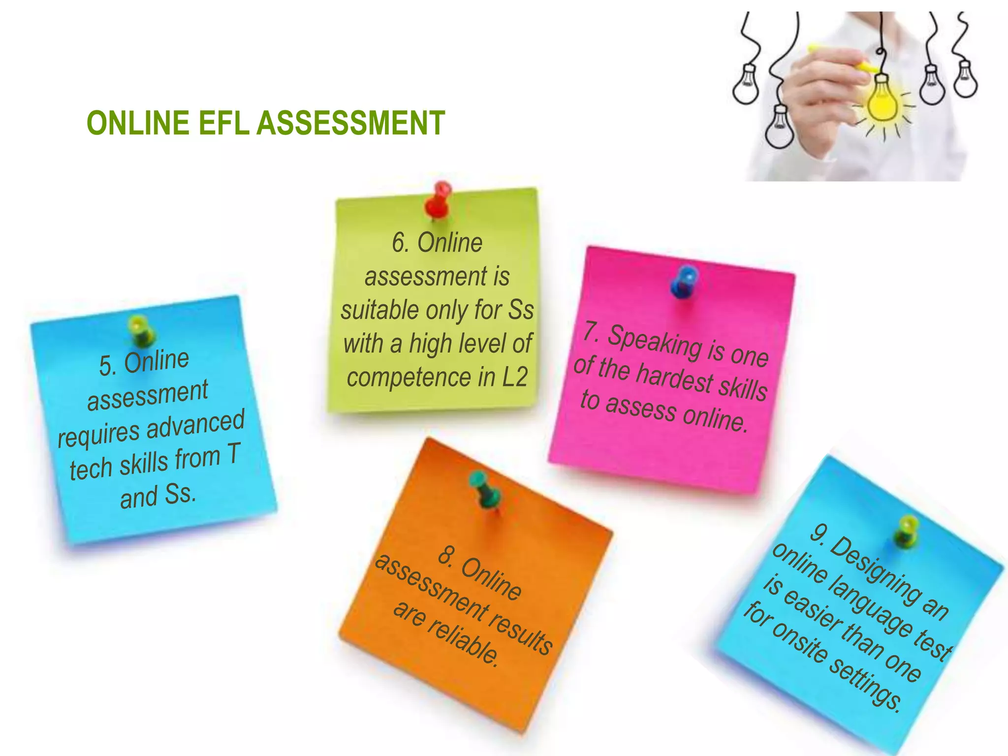 Online efl assessment | PPT