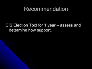 Online election tools | PPT