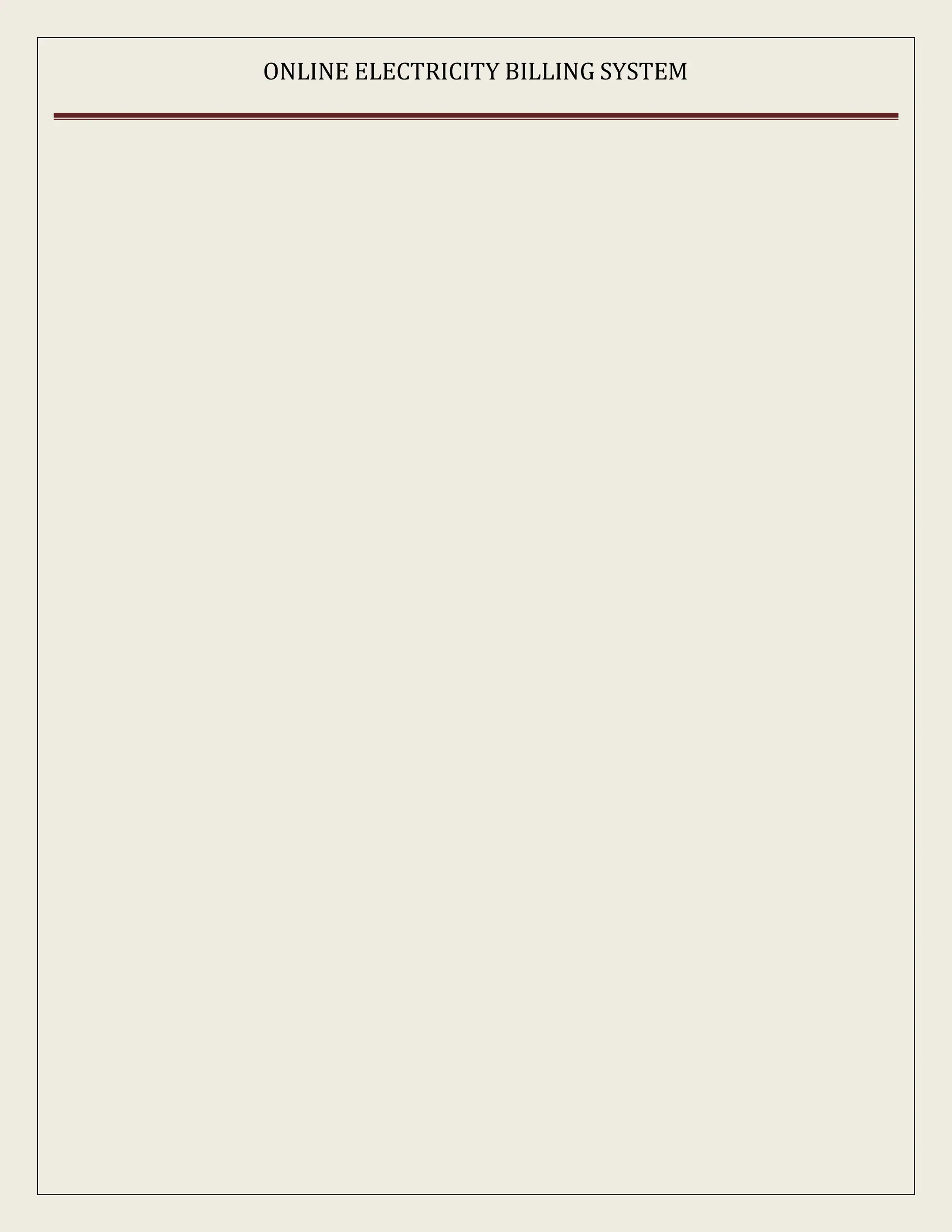 Online electricity billing project report..pdf