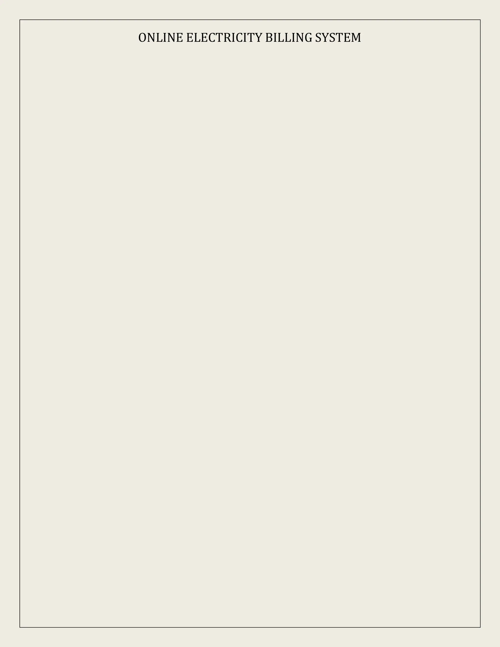 Online electricity billing project report..pdf