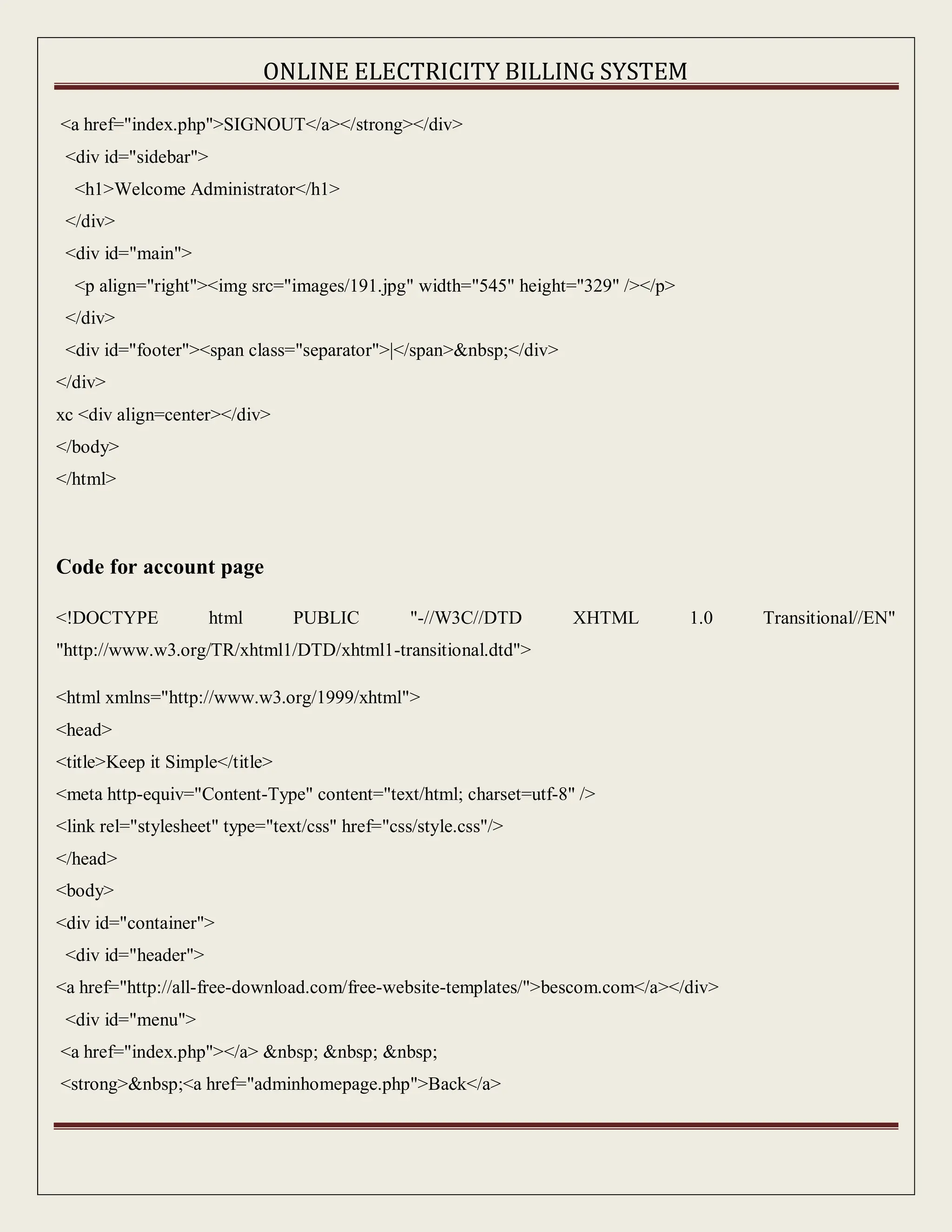 Online electricity billing project report..pdf