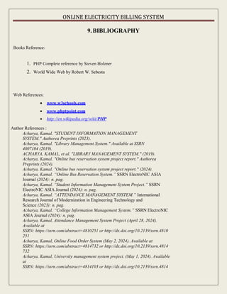 Online electricity billing project report..pdf