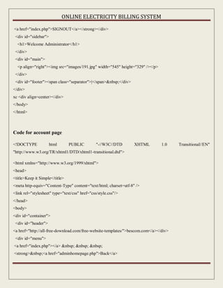 Online electricity billing project report..pdf