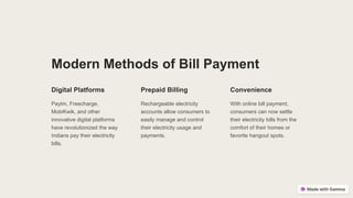 Online Electricity Bill Payments in India.pptx