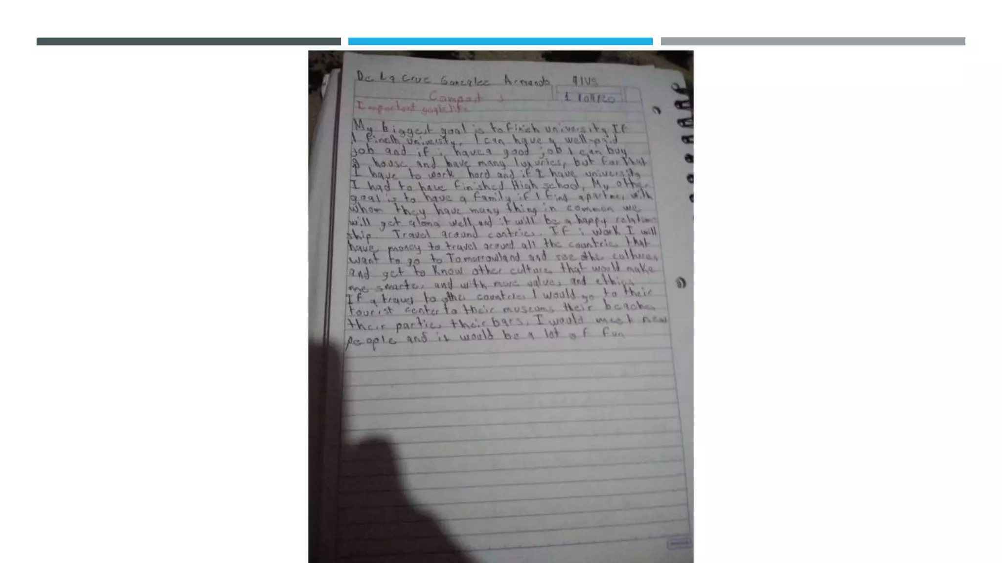 Online english class notebook | PPTX