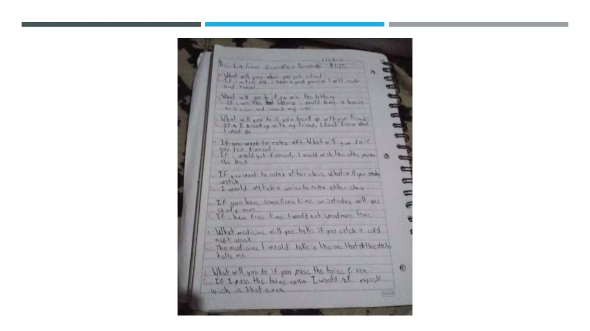 Online english class notebook | PPTX