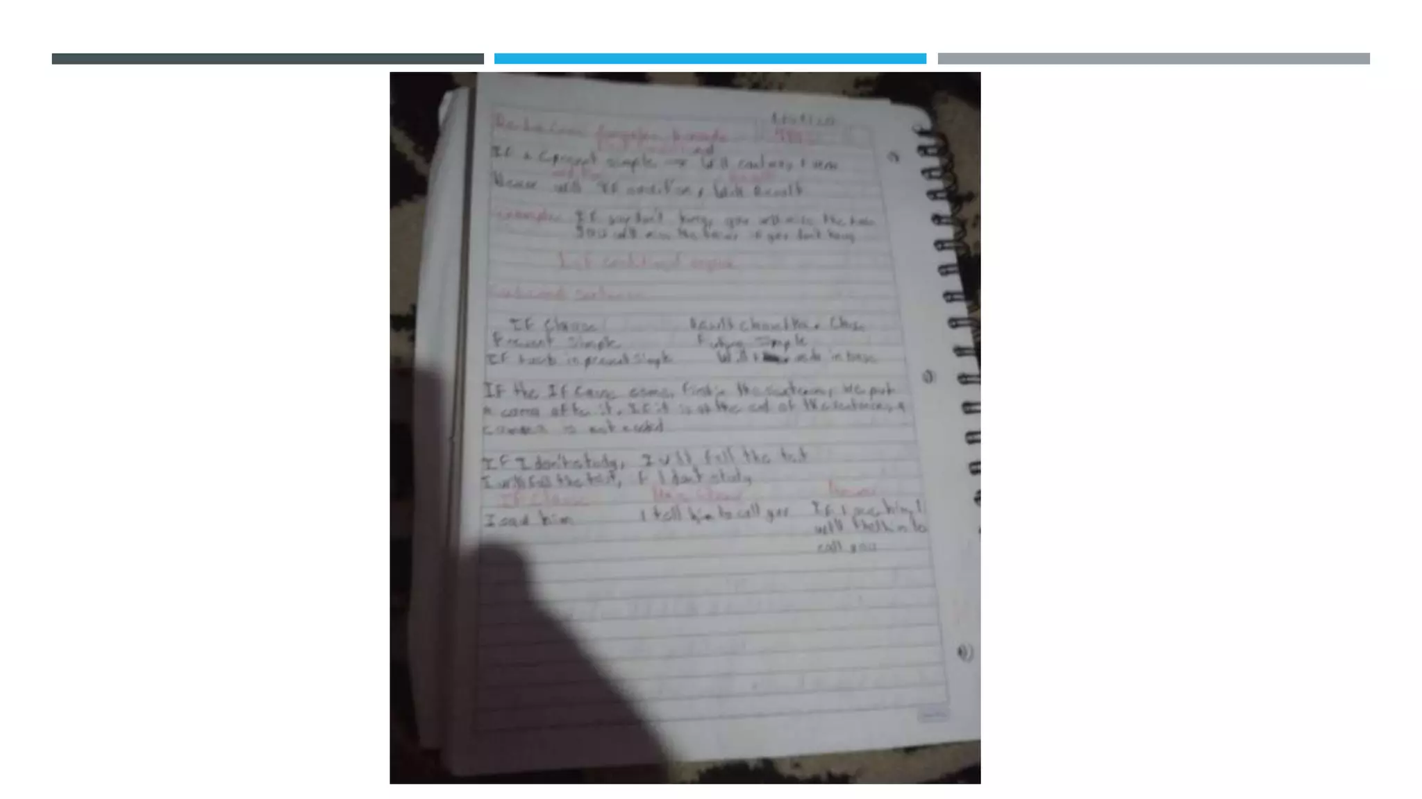 Online english class notebook | PPTX