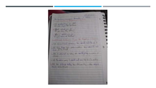 Online english class notebook | PPTX