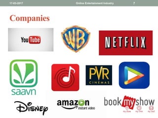Online entertainment industry | PPTX