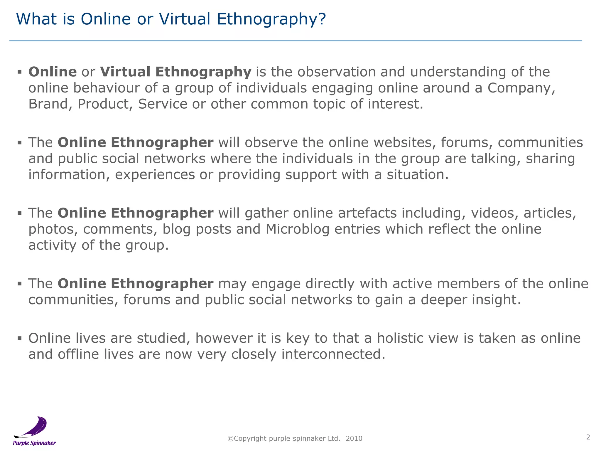 Online ethnography | PDF