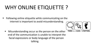 Online etiquette | PPTX