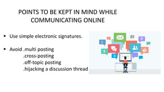 Online etiquette | PPTX