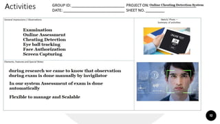 Online Exam Cheating Detection | PPTX