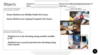 Online Exam Cheating Detection | PPTX