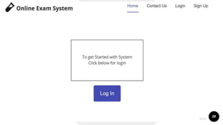 Online Exam Cheating Detection | PPTX