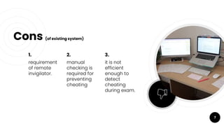 Online Exam Cheating Detection | PPTX