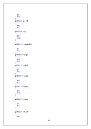 Online examination | DOC