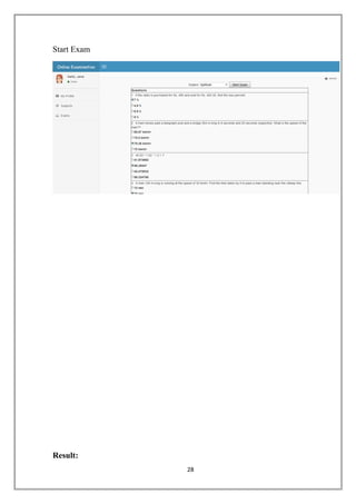 Online examination | DOC