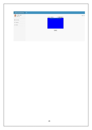 Online examination | DOC
