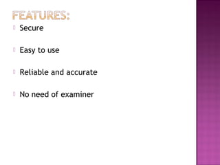 Online examination system | PPT