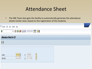 Online examination registration process for CCE students | PPT