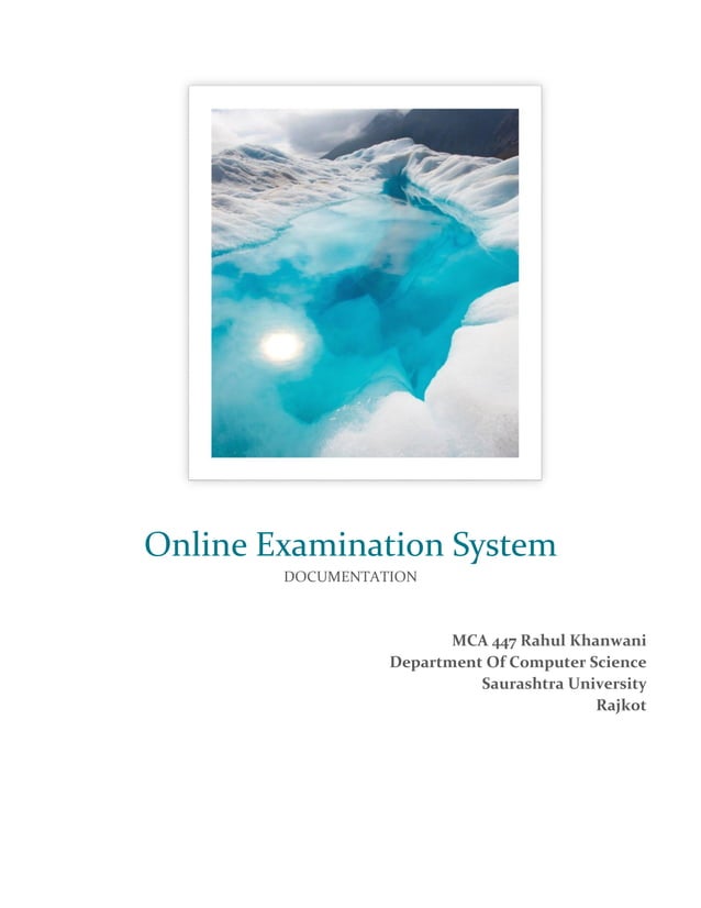 Online examination system | PDF