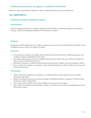 Online examination system | PDF