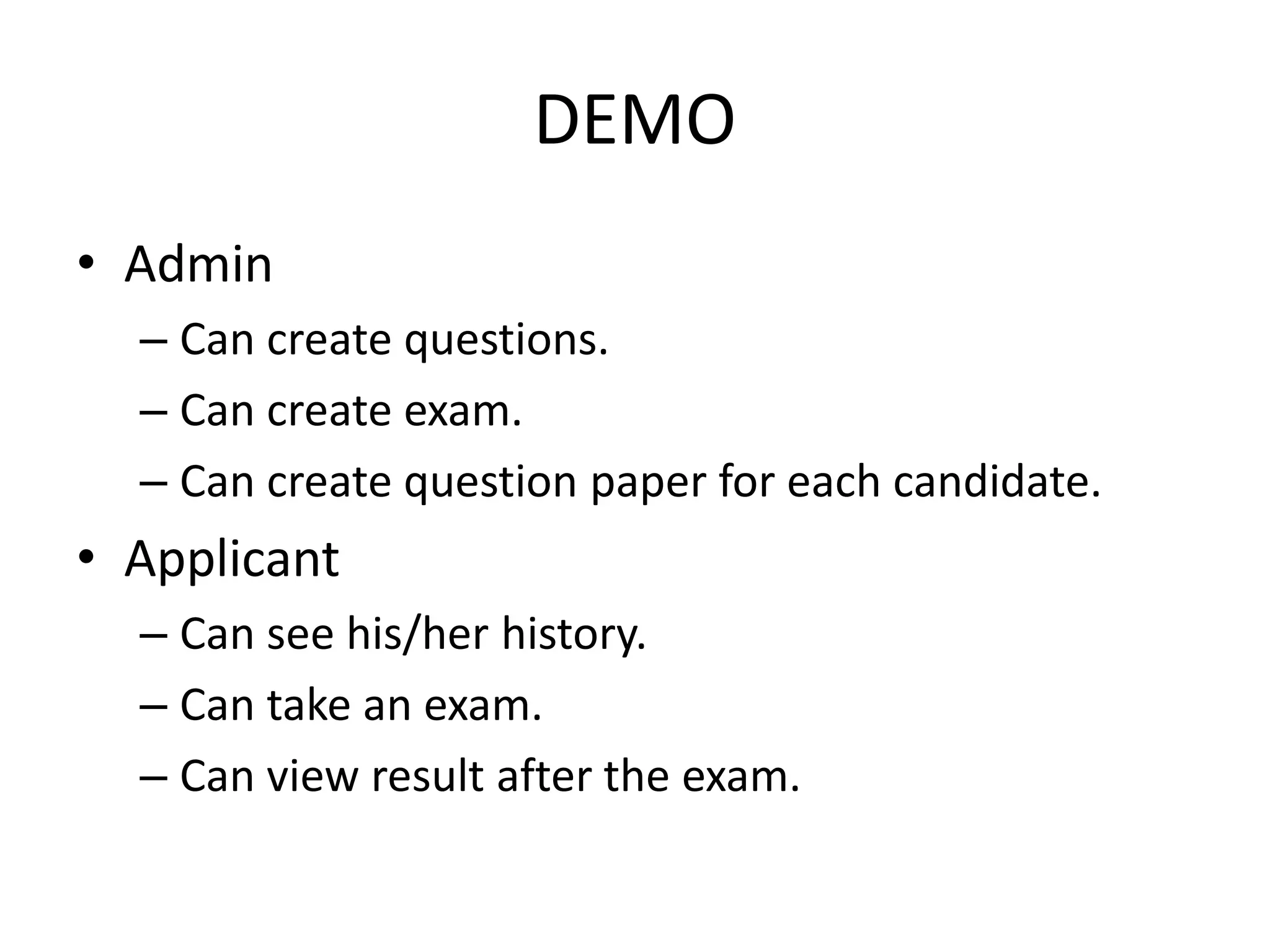 Online examination system | PPTX