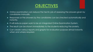 Online examination system | PPTX
