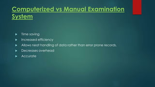 Online examination system | PPTX