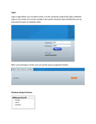 Online examination system | DOCX