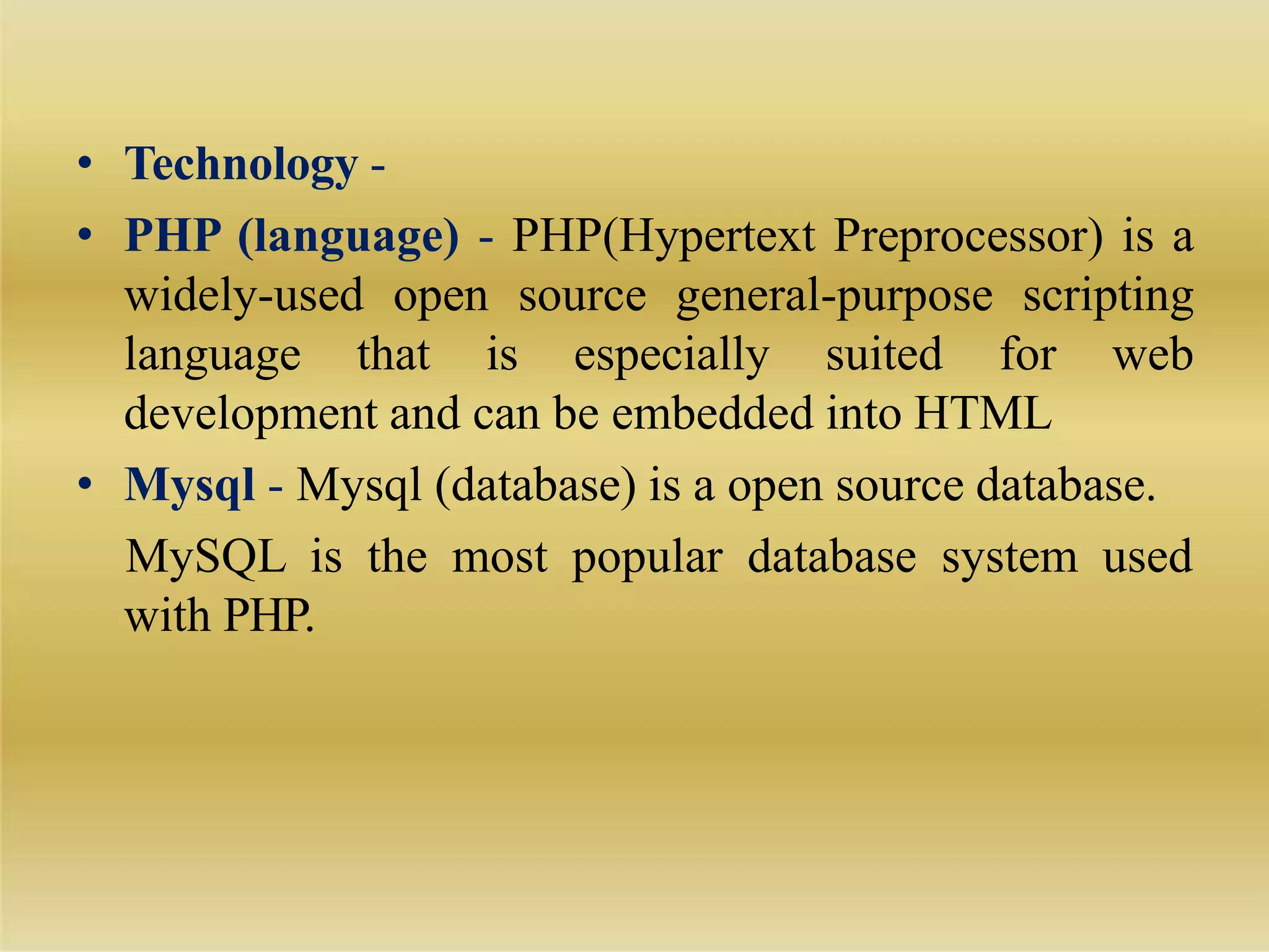 Online examination system | PPTX | Web Development | Internet