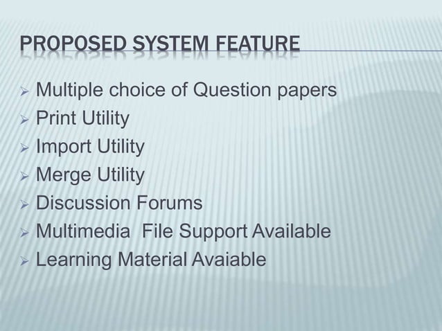 Online examination system project ppt | PPTX | Educational Assessment ...