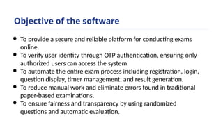 Online Examination System Objectives.pptx