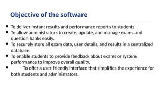 Online Examination System Objectives.pptx