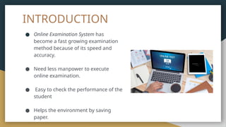 Online Examination System PPT this is what you need | PPTX
