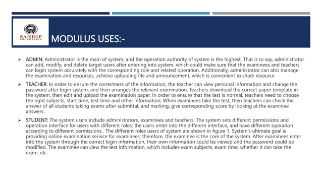Online Examination System(PPT)6th Sem.pptx Online Examination System(PPT)6th Sem.pptx