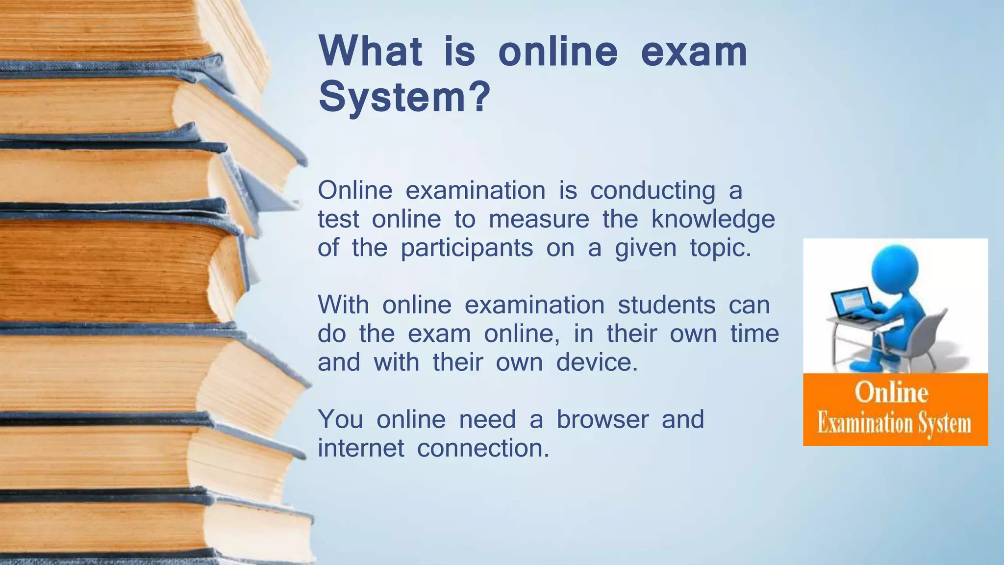 Online exam management system | PPTX
