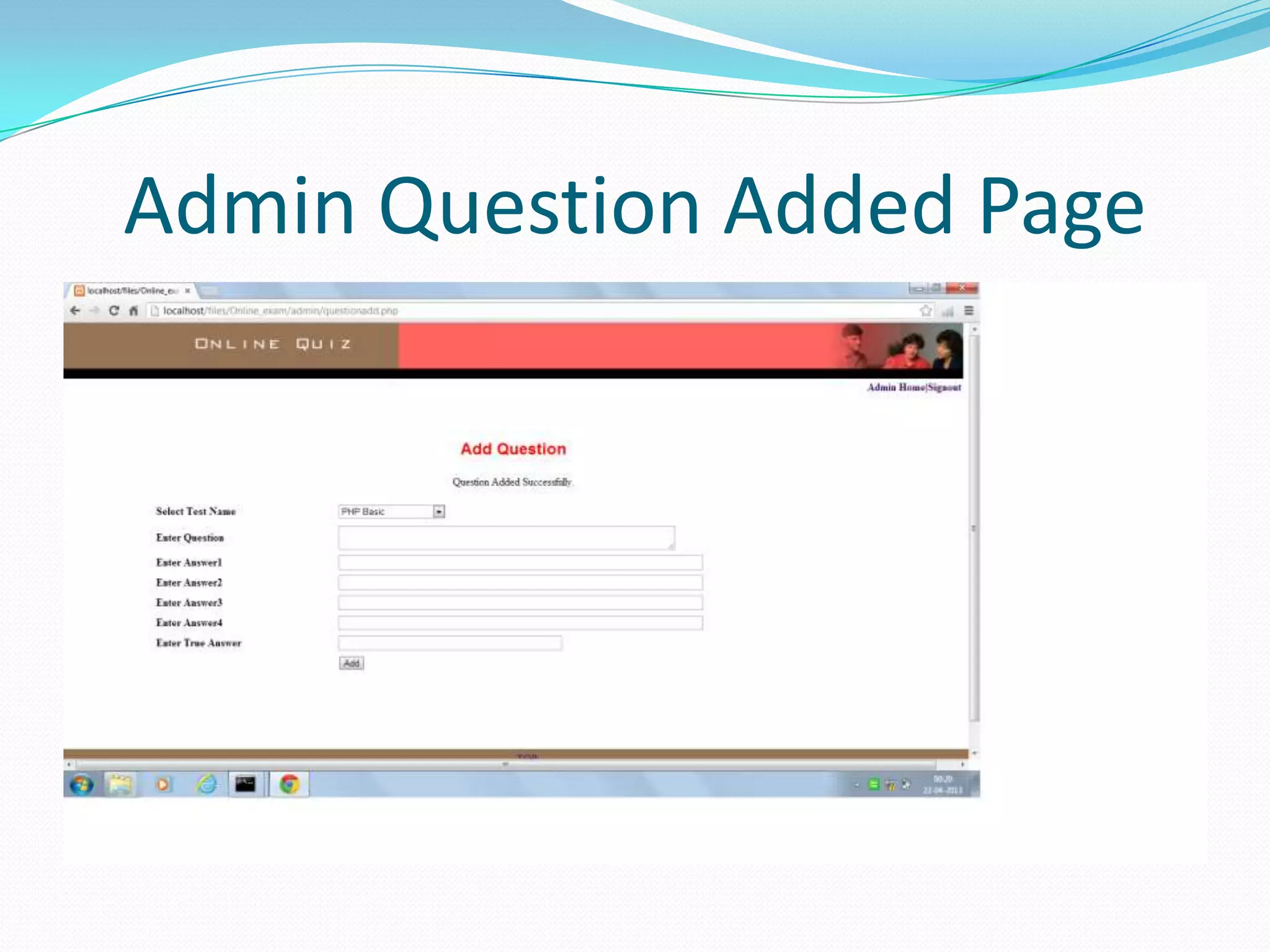 Online Exam Portal for Campus | PPTX