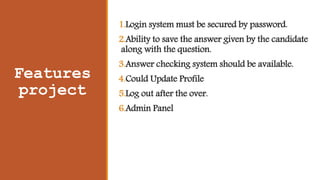 online exam system | PPT