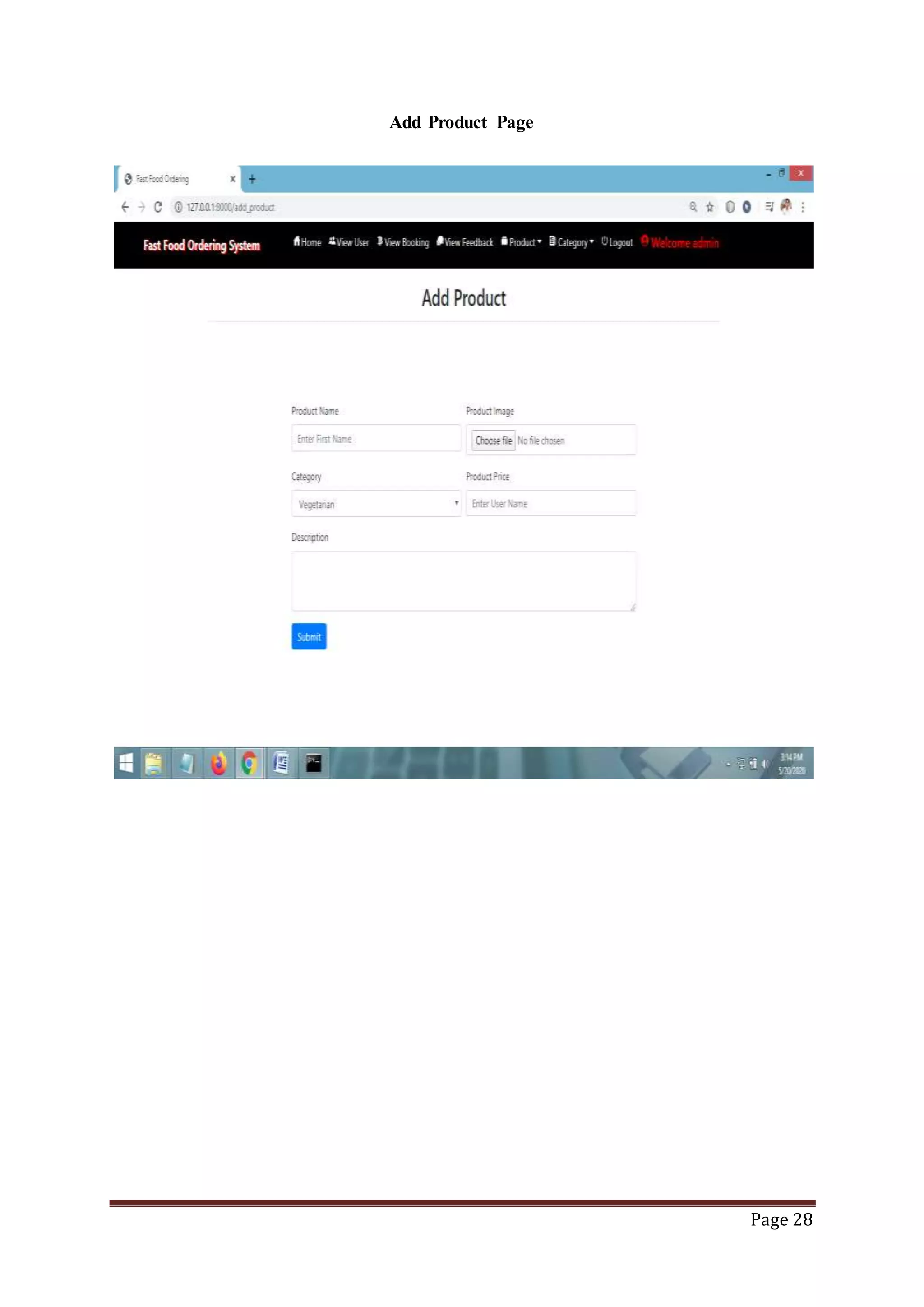 Online fast food django.docx | Operating Systems | Computer Software and Applications