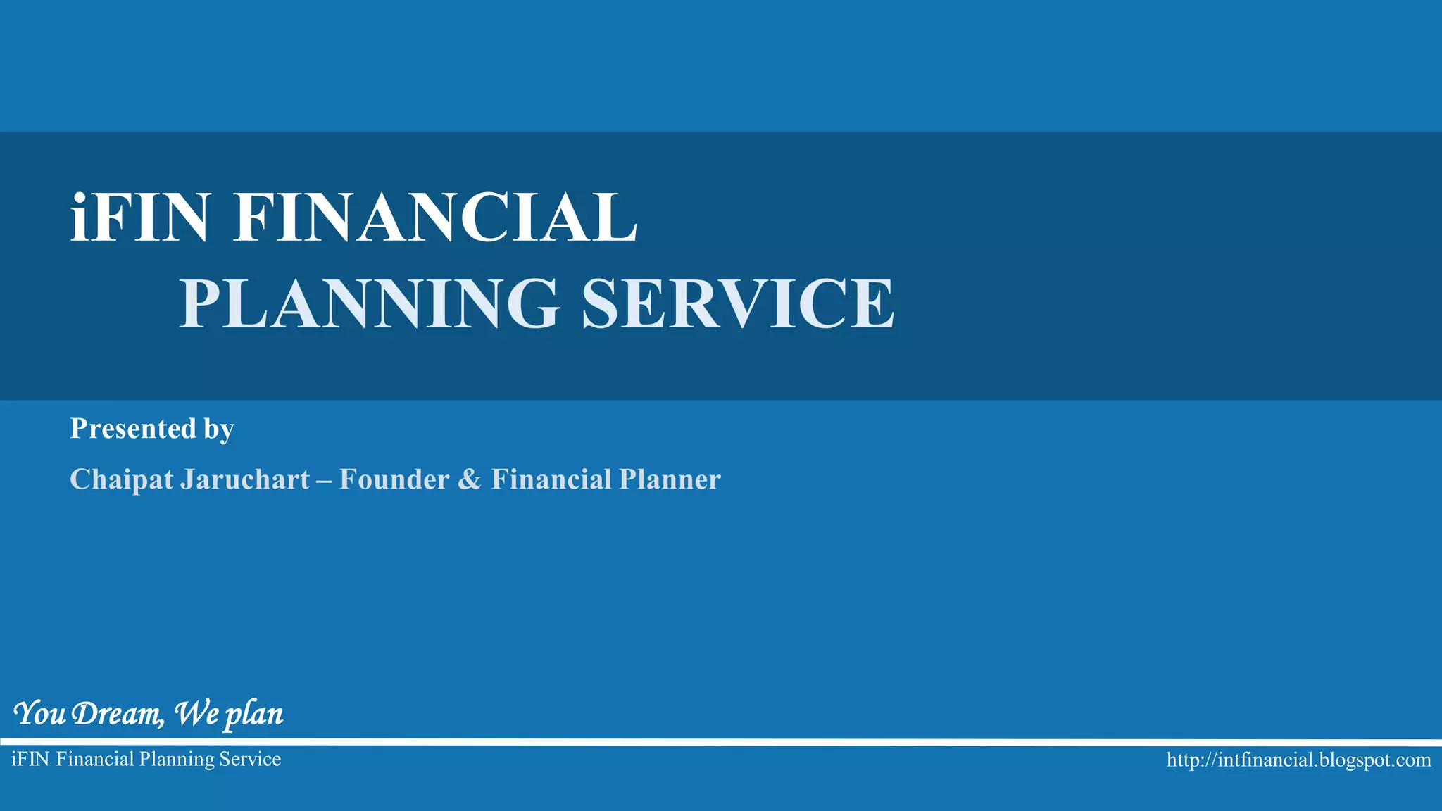 iFIN Financial Planning Service | PDF