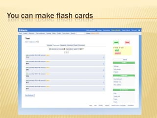 Online flash card | PPTX