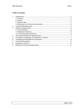 Online flight booking srs document | PDF